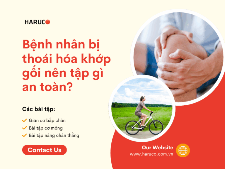 Bệnh nhân bị thoái hóa khớp gối nên tập gì an toàn?