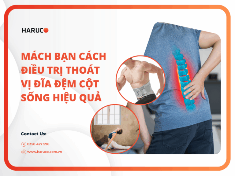 Mách bạn cách điều trị thoát vị đĩa đệm cột sống hiệu quả